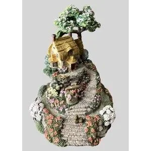 Franklin Mint | Accents | Violet Schwenig Wishing Well Cottage Figurine ...